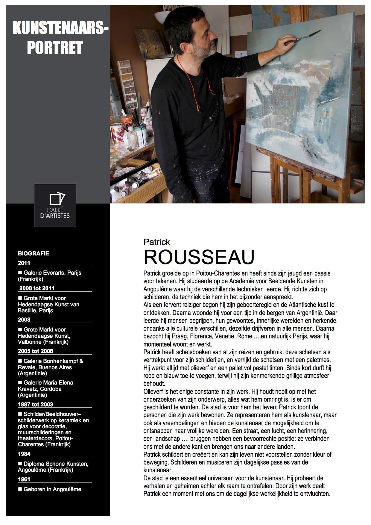 Patrick Rousseau – Carré d'artistes